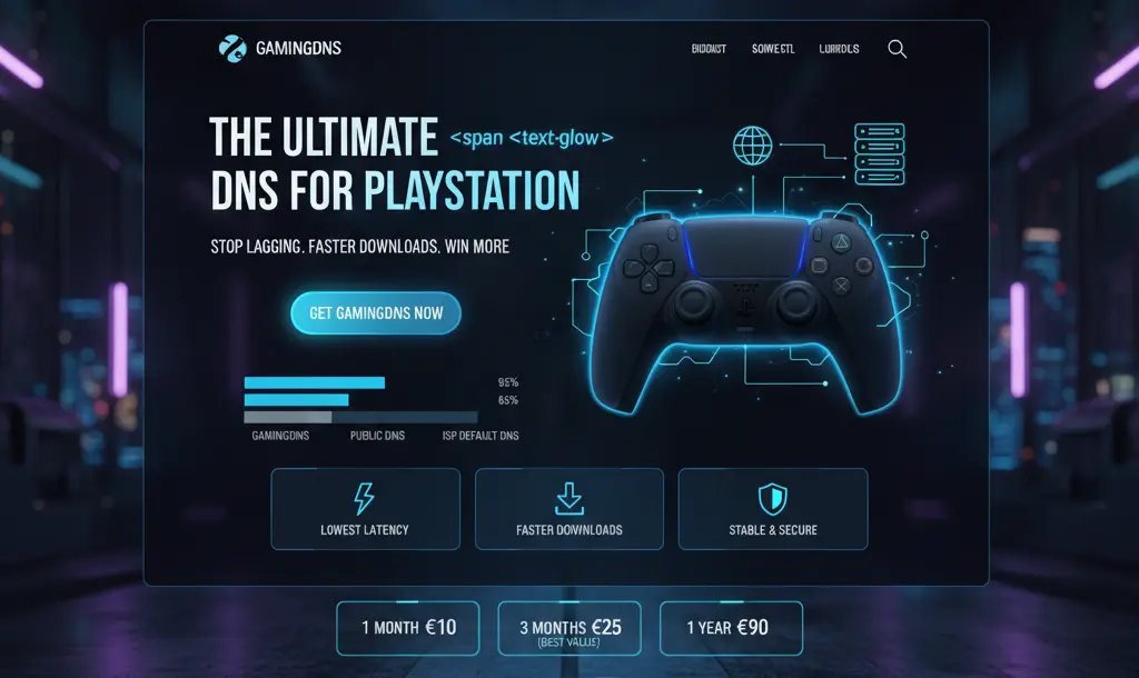 gaming dns for playstation - buy professional gaming DNS
